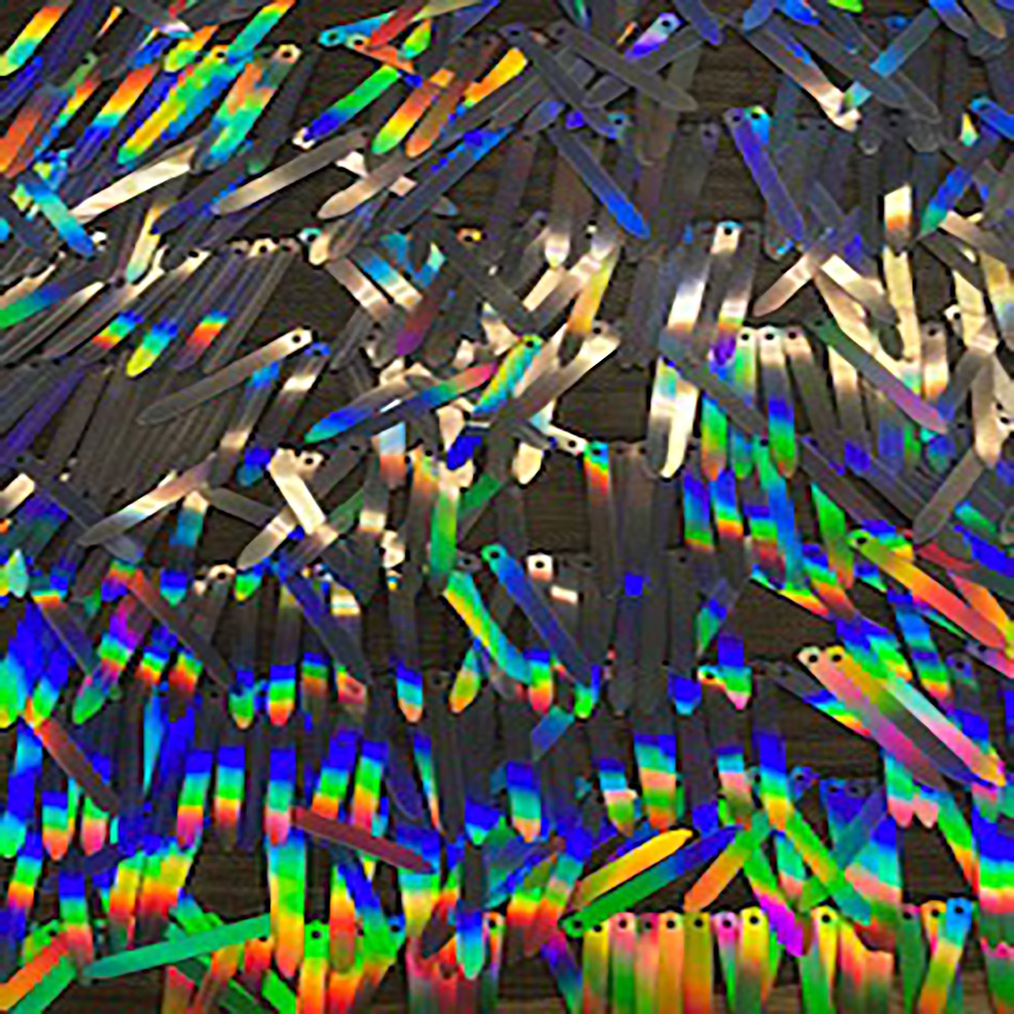 Sword Shape Sequin on Polyester Mesh Fabric Spandex Palace - Etsy