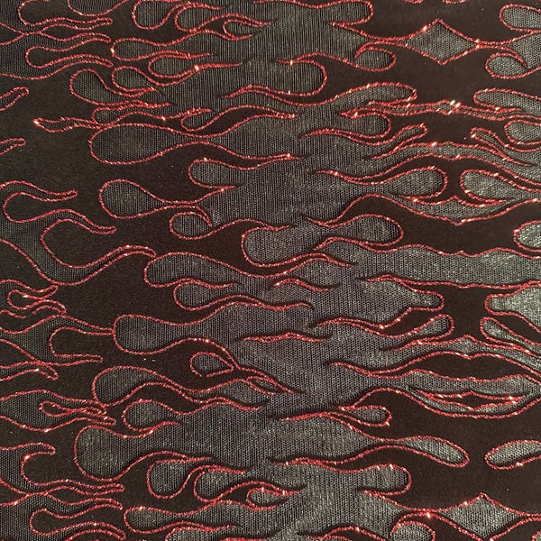 Flame Fabric - Etsy
