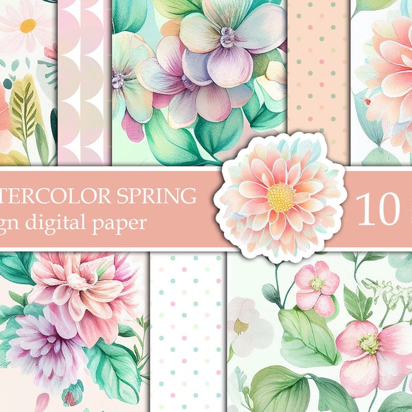 Spring Pink Flower - Etsy