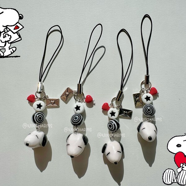 Snoopy Charms - Etsy