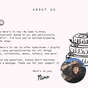 Editable Table Place Cards Template, Hand Drawn, Whimsical Name Cards ...