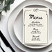 Editable Hand Drawn Menu or Dinner Invite Scribble - Etsy