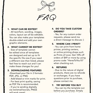 Whimsical Bar Menu Template, Lobster Butler, Hand Drawn, Signature ...