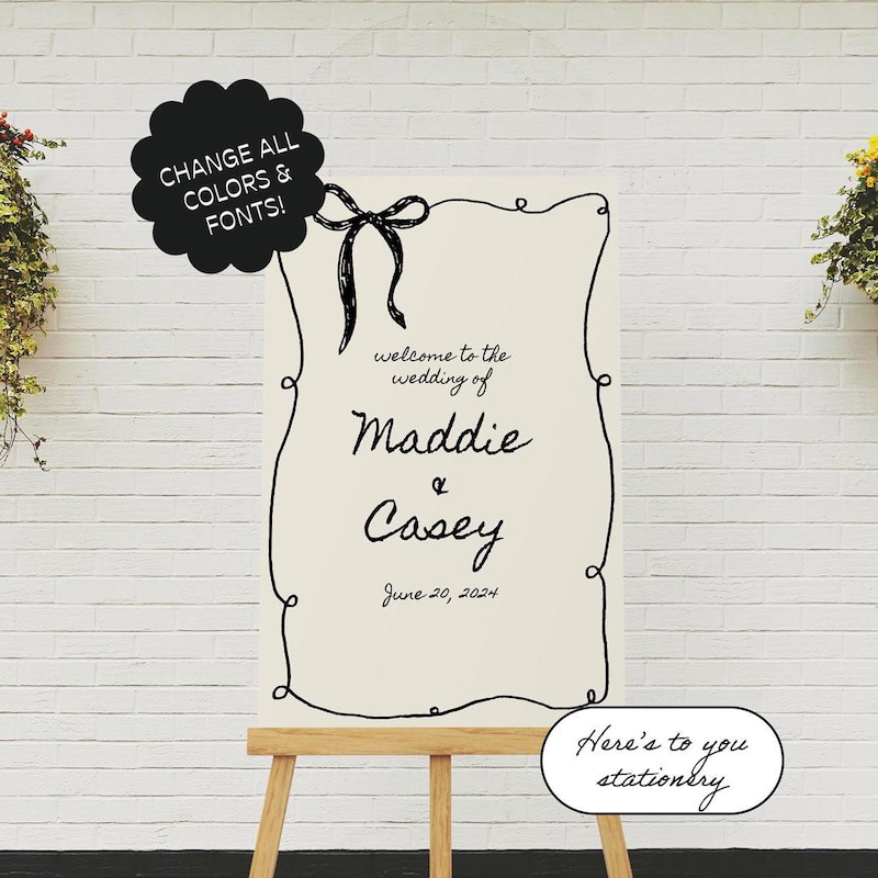 French Style Bow Border - Etsy