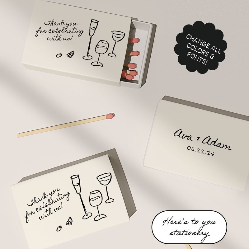 Personalized Matches - Etsy UK