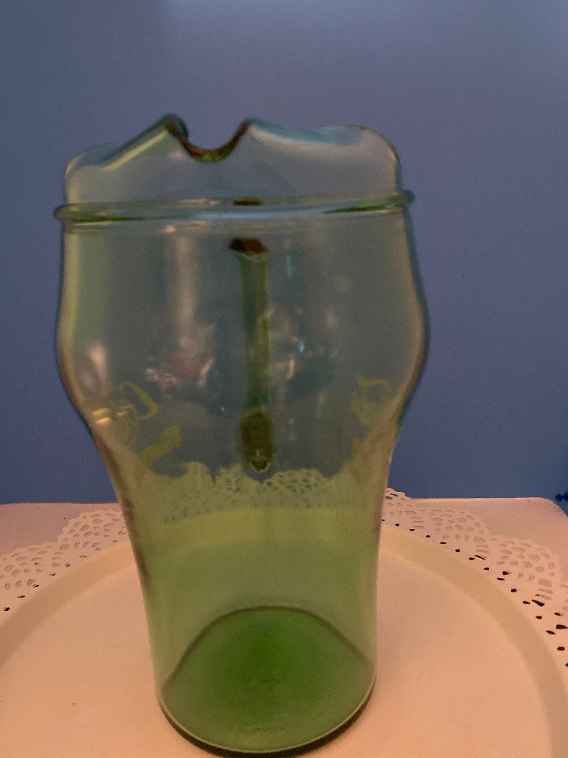 Vintage Green Coca Cola Pitcher - Etsy