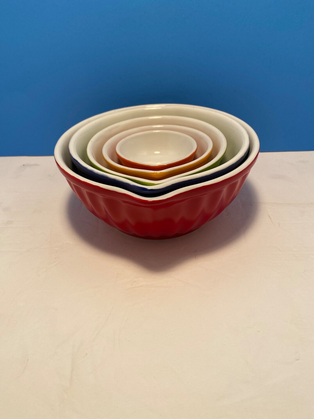 Set of 5 Graduated Nesting Bowls. - Etsy