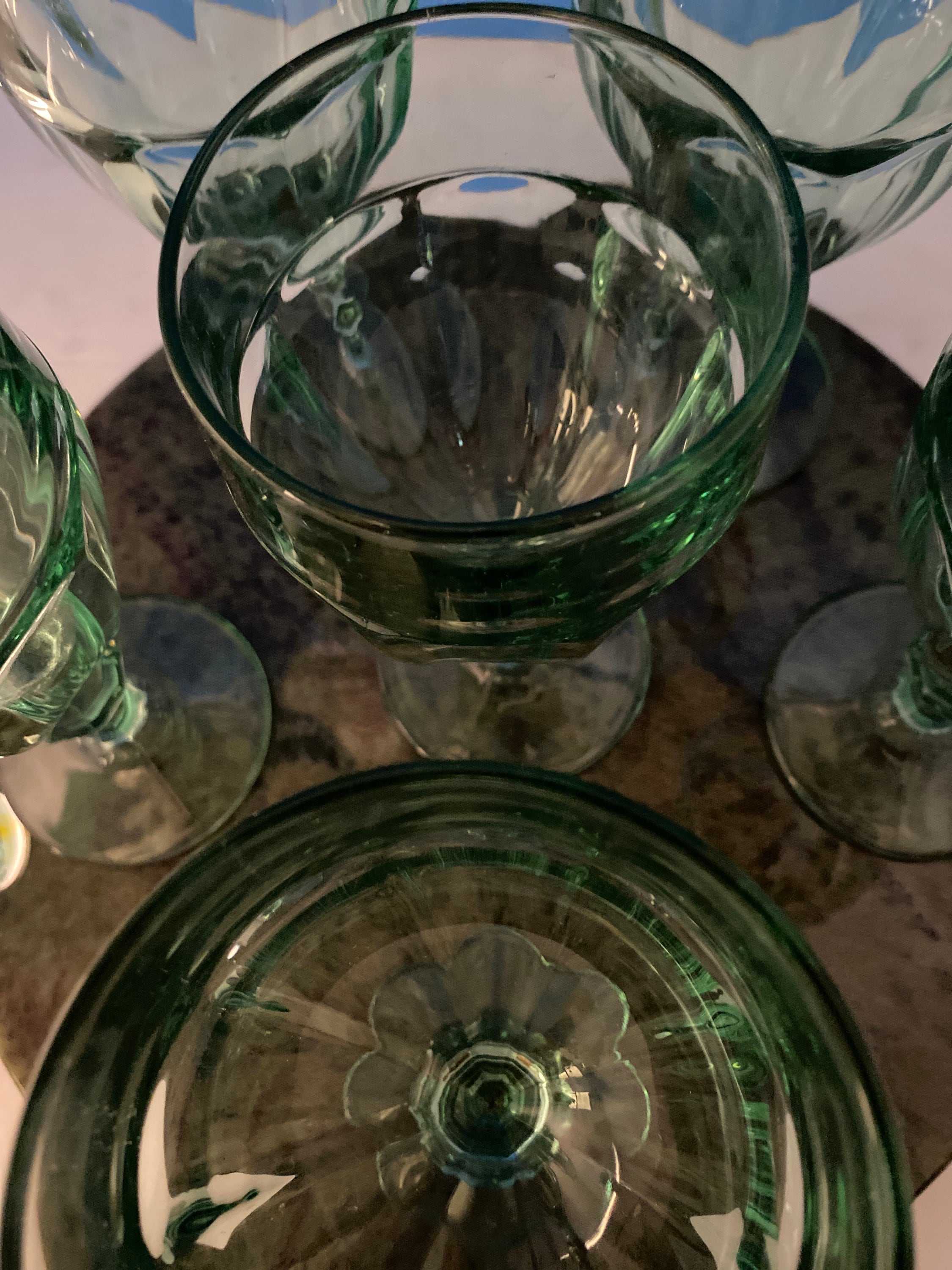 Vintage Green Libbey Duratuff Set of 6. Made in the USA - Etsy