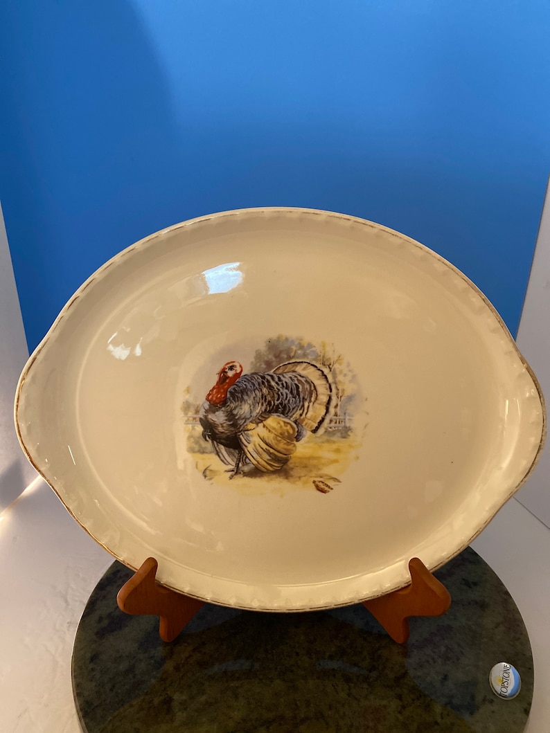 Antique Turkey Platter - Etsy