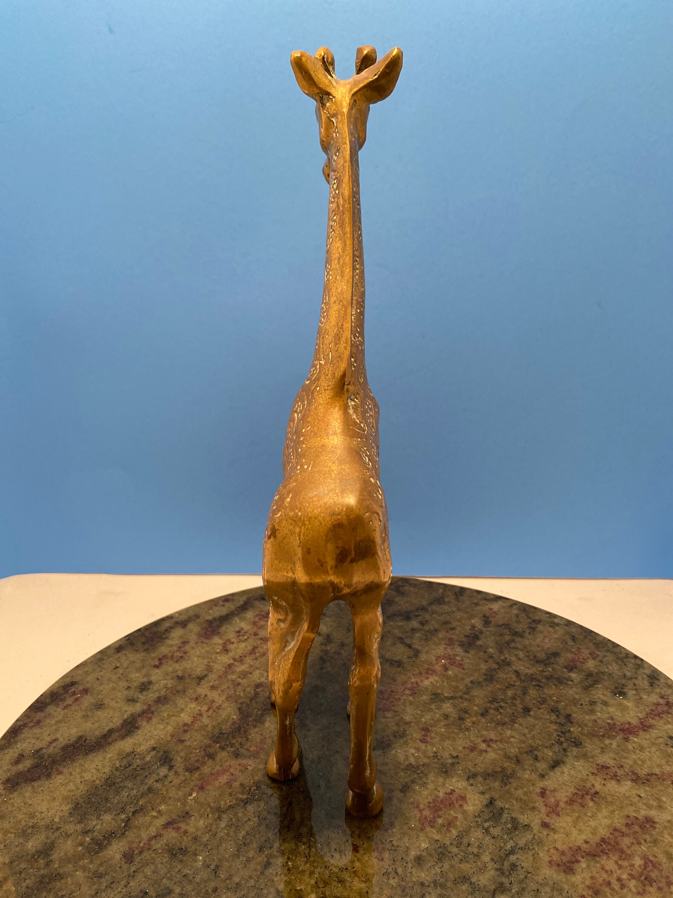 Vintage Brass Giraffe. Solid Brass. - Etsy