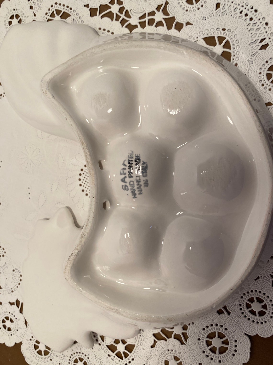 Rooster Spoon Rest or Deviled Egg Dish - Etsy