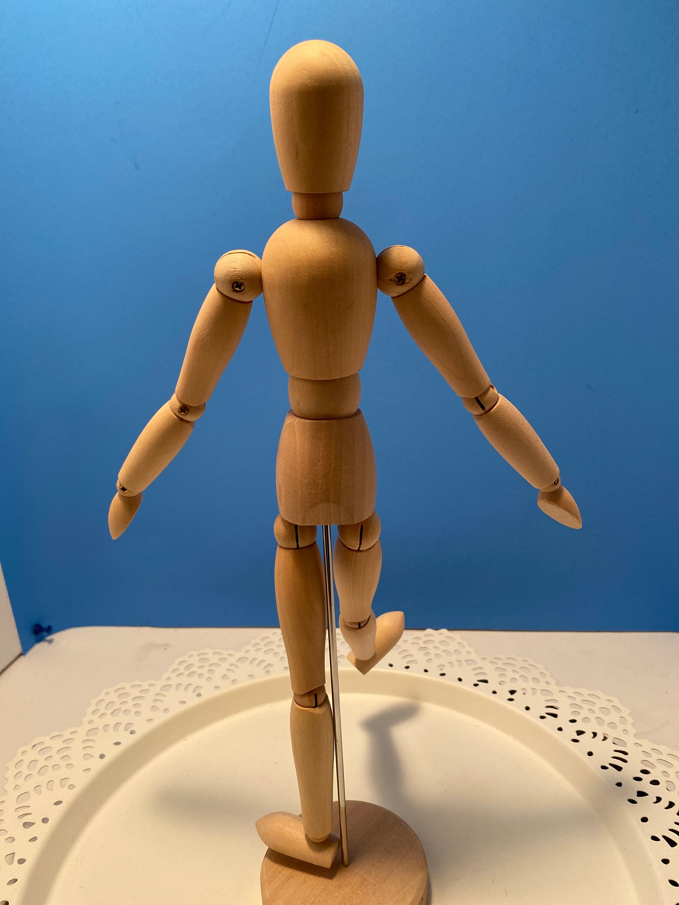 13 Tall Multi-joint Poseable Wood Figure. - Etsy