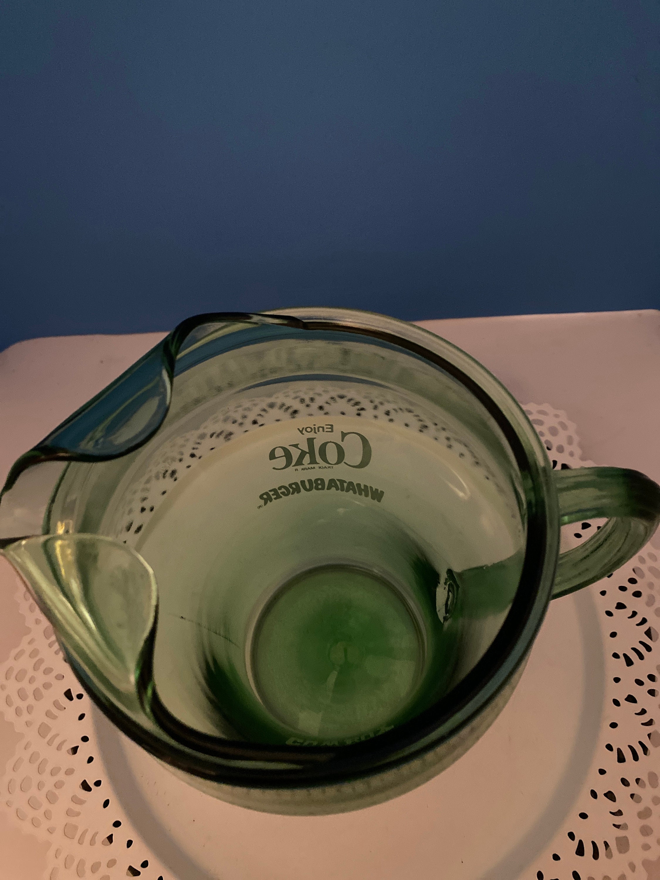 Vintage Green Coca Cola Pitcher - Etsy