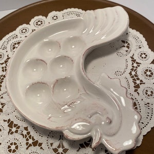 Rooster Spoon Rest or Deviled Egg Dish - Etsy