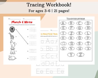 Printable Preschool Workbook Printable Workbook Preschool - Etsy