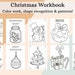 Printable Christmas Workbook | Preschool Workbook | Christmas ...