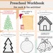 Printable Christmas Workbook Preschool Workbook Christmas Printables ...