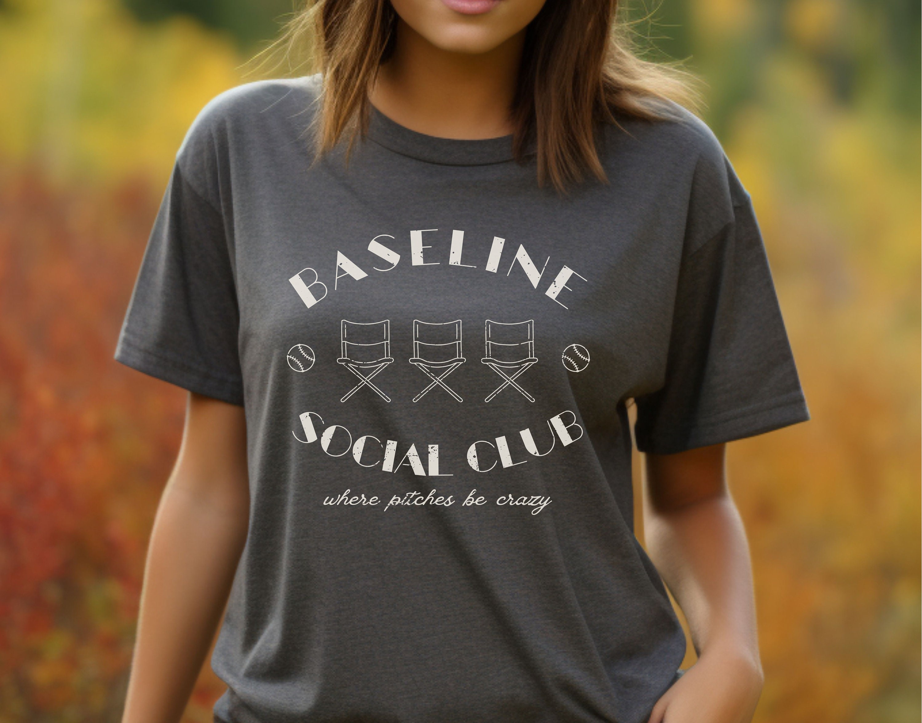 BSC | Baseball | Baseline Social Club | Funny Shirt | Sports Joke ...