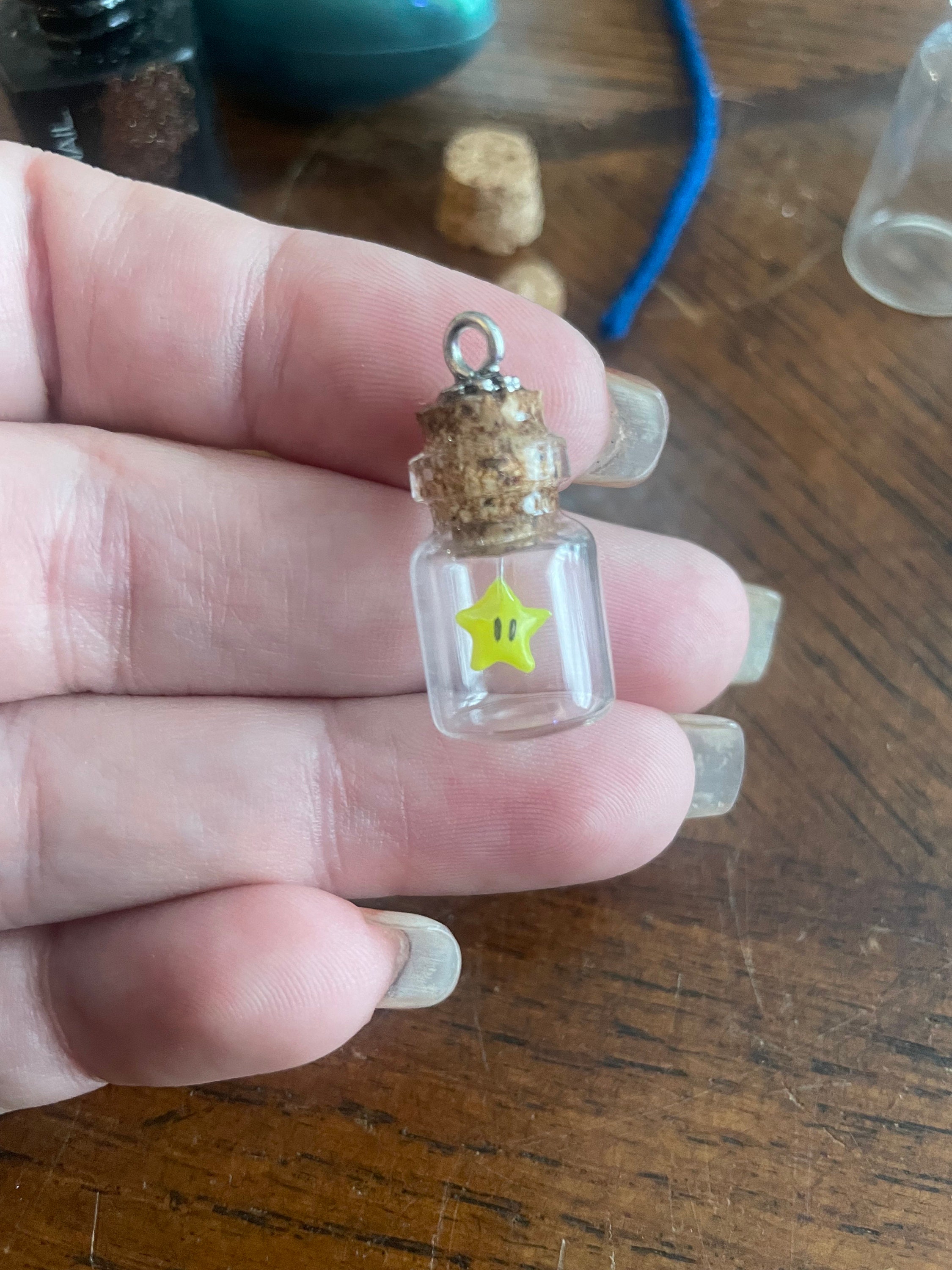 Super Star in a Bottle Pendant Necklace - Etsy