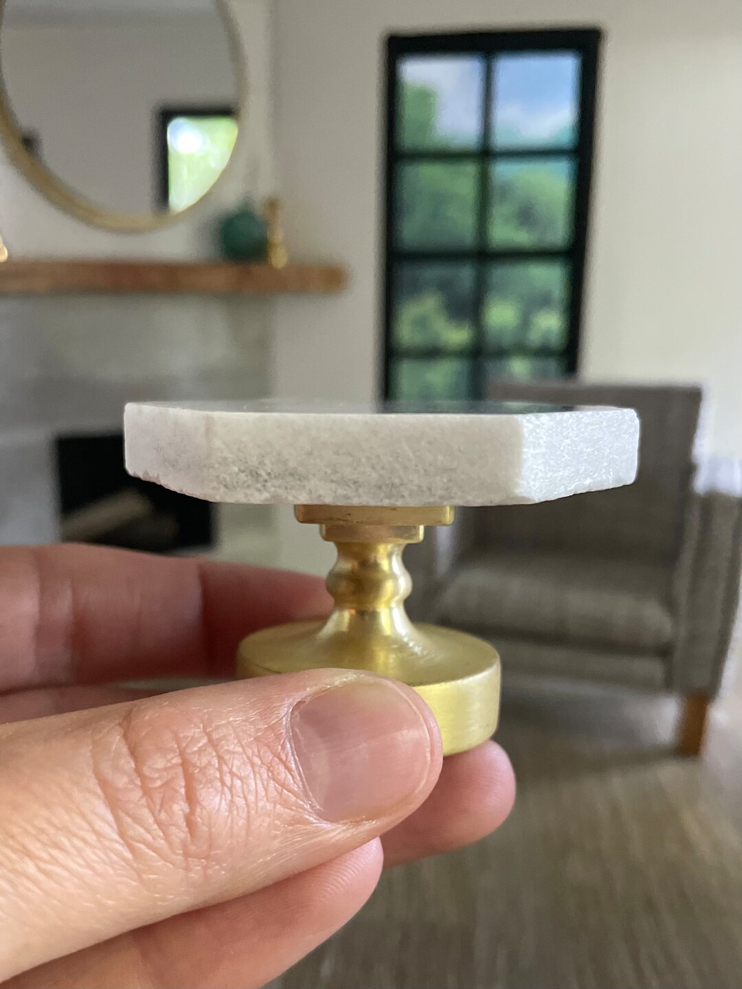 Miniature Marble Side Table - Etsy