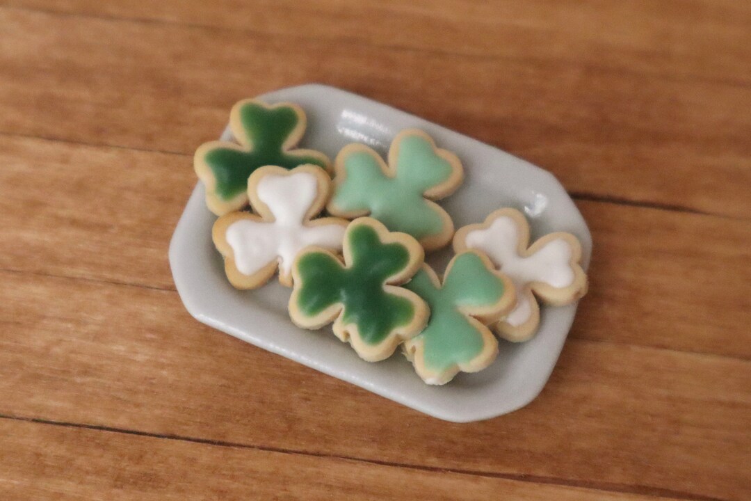 Miniature Shamrock Cookies - Etsy