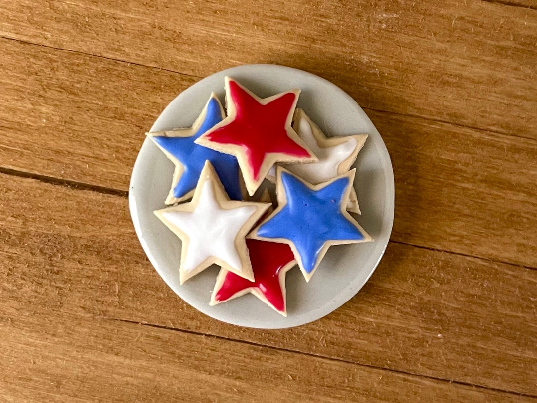 Miniature Fourth of July Star Cookies - Etsy