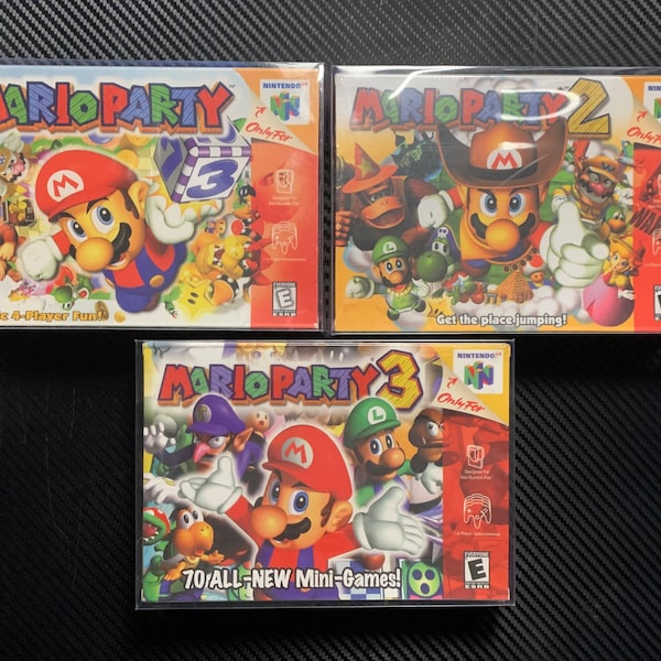 Mario Party Nintendo 64 - Etsy