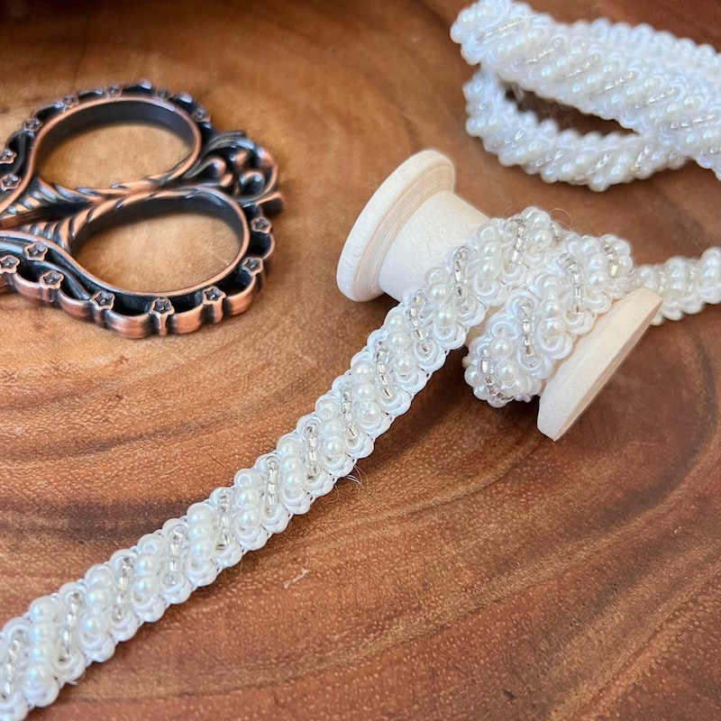Pearl Ribbon - Etsy