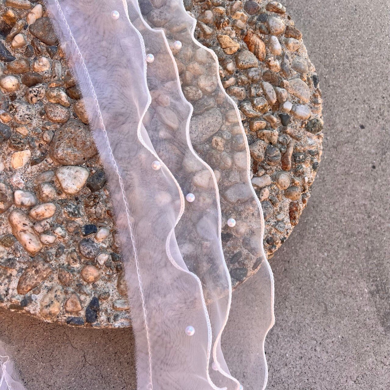 Pleated 3 Layers Organza Lace Trim Ruffled Beaded Pearl Pleat - Etsy