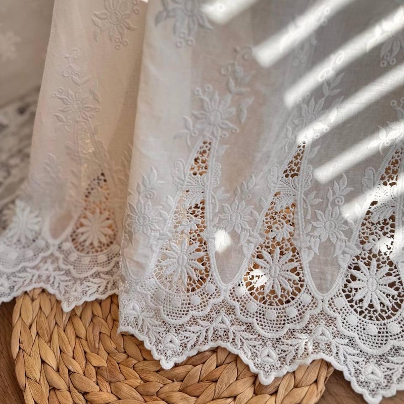 Cotton Eyelet Fabric - Etsy
