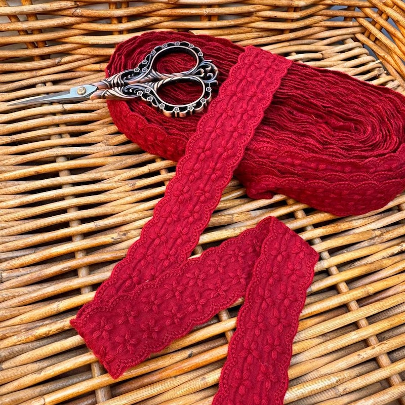Red Mirror Ribbon - Etsy