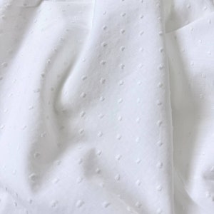 Cotton Fabric Off-white Color 57’’ Wide Swiss Dot Fabric - Etsy