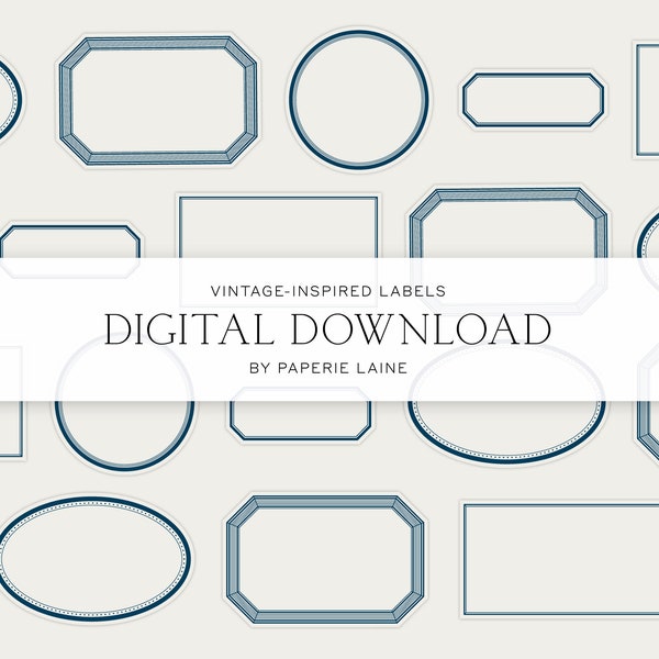 Antique Style Labels - Etsy