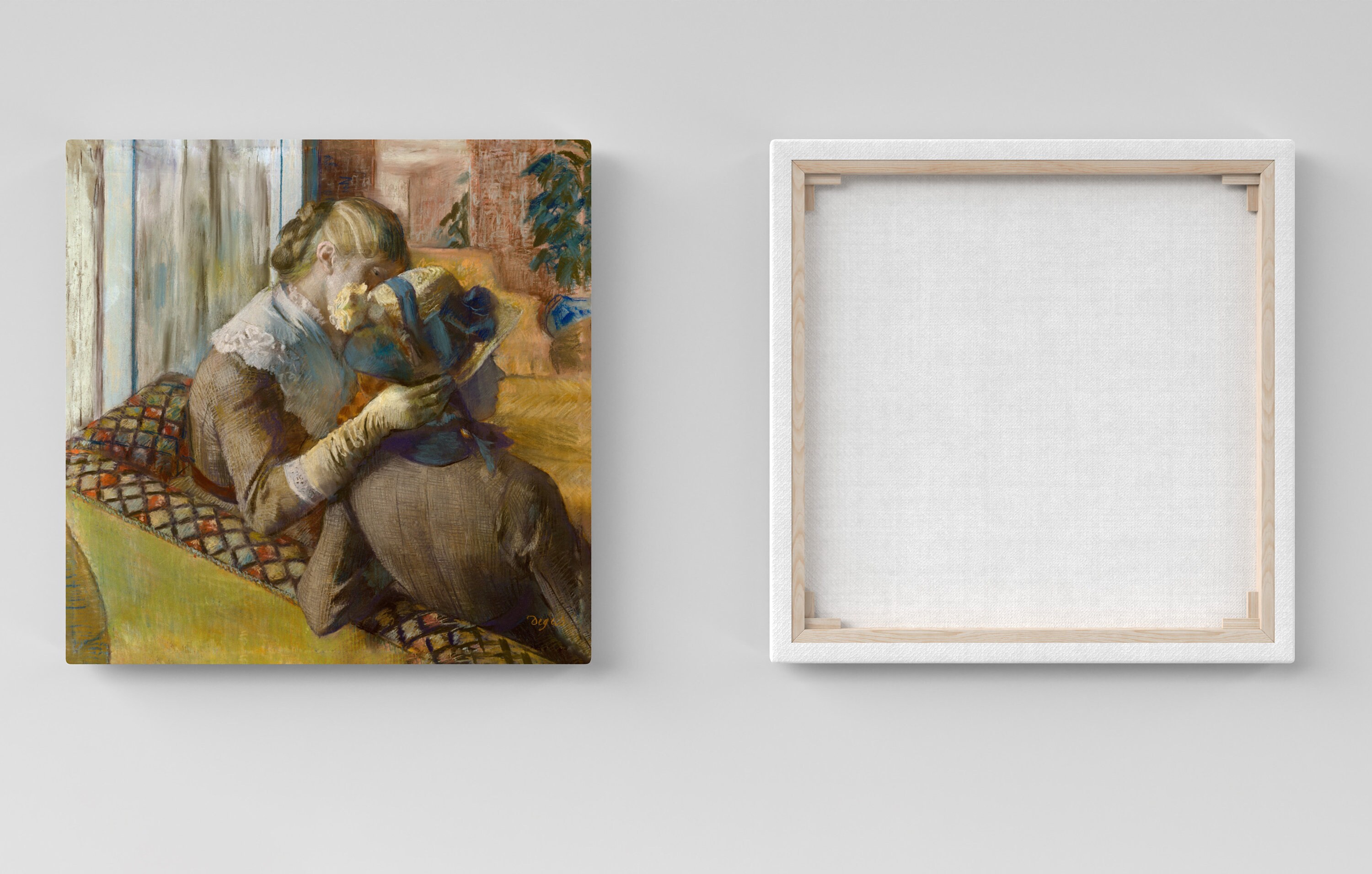 At the Milliner's 1881 by Edgar Degas French Famous Painting Wall Art ...