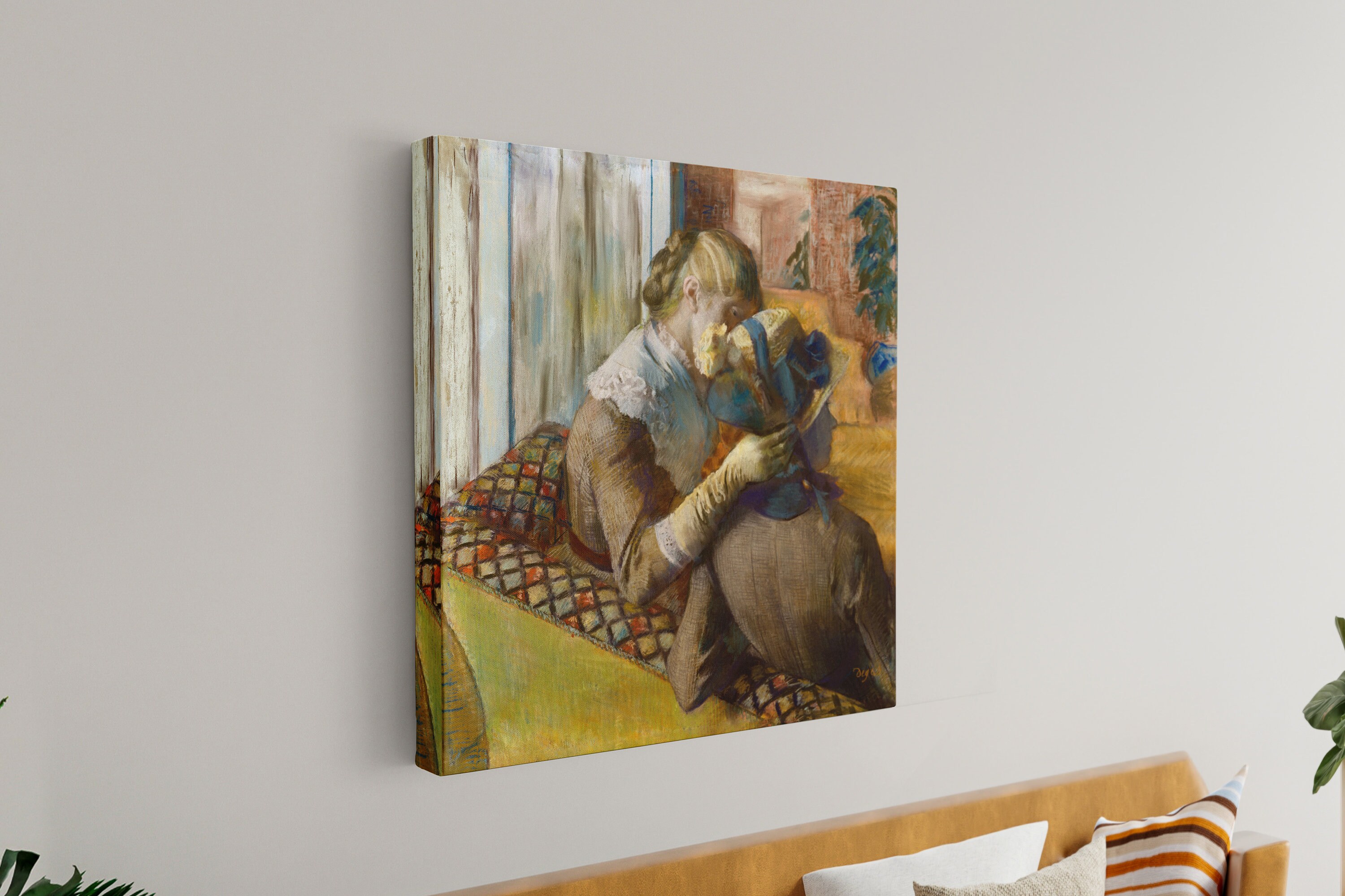 At the Milliner's 1881 by Edgar Degas French Famous Painting Wall Art ...