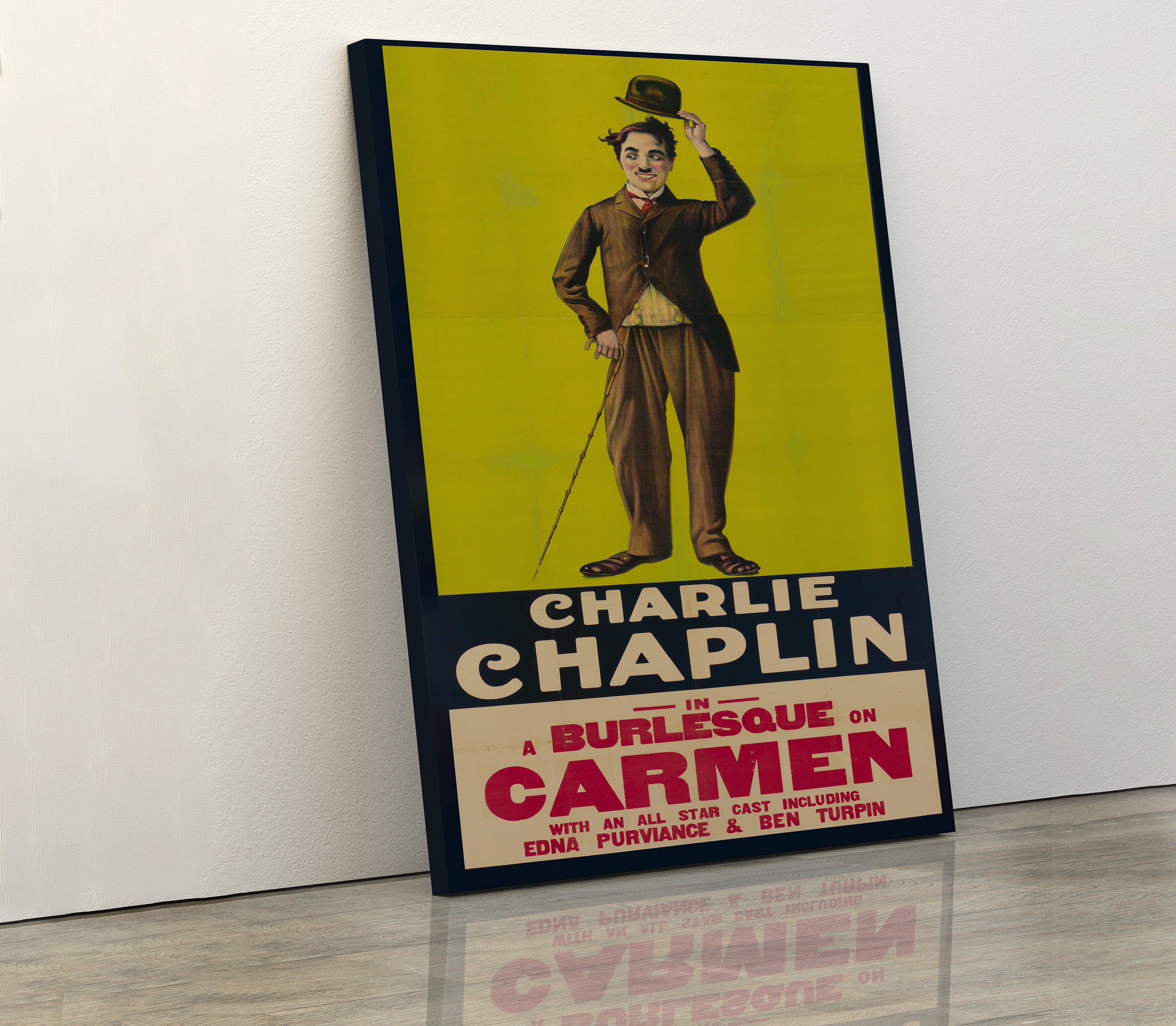 Charlie Chaplin's Famous Vintage Poster From Berkshire Poster Company ...