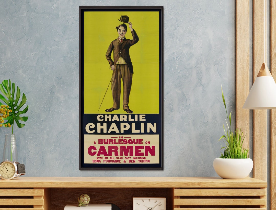Charlie Chaplin's Famous Vintage Poster From Berkshire Poster Company ...