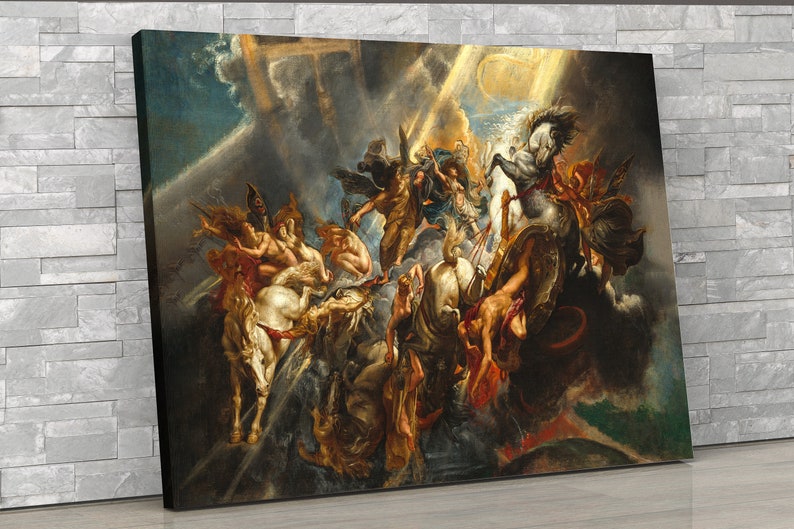 Rubens' "fall of Phaeton" Canvas Print - Baroque Wall Art - Etsy