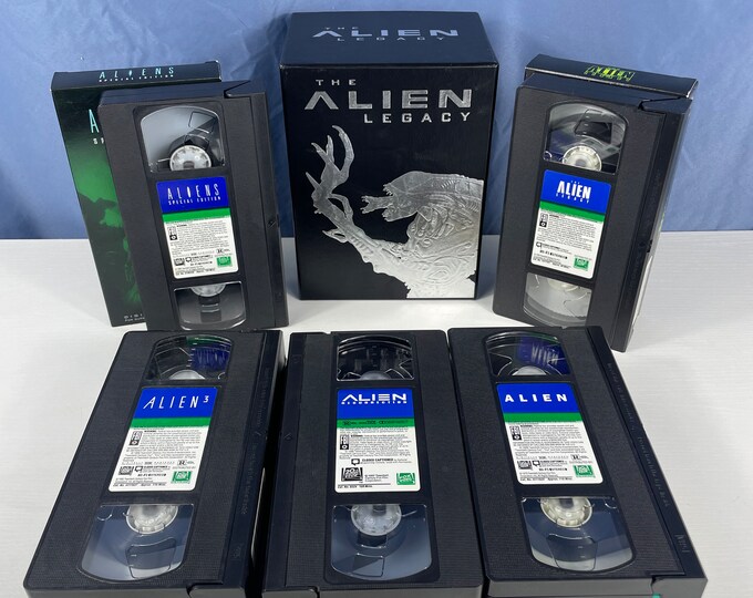The Alien Legacy VHS Boxset 20th Anniversary Collection - Etsy