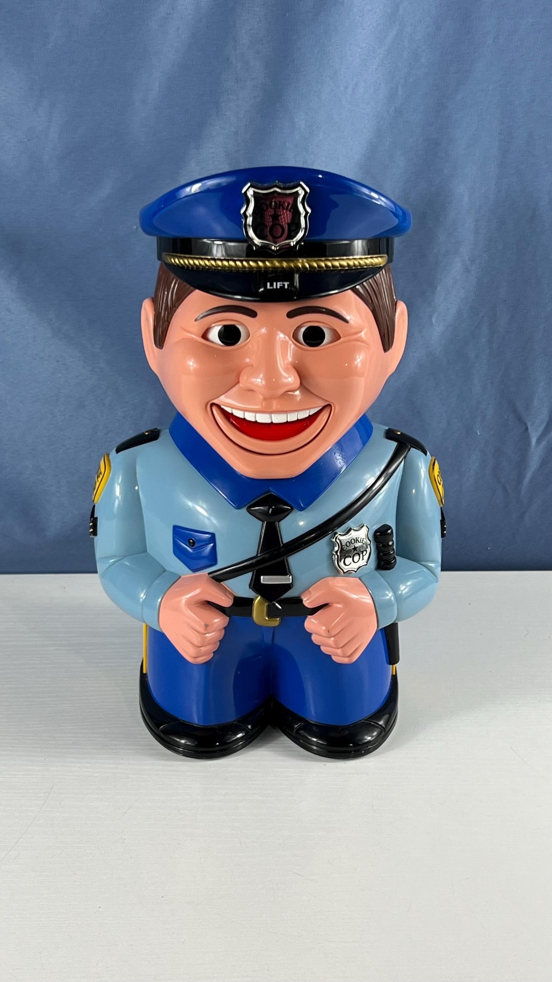 The Original Cookie Cop Police Officer Talking Cookie Jar Vintage - Etsy