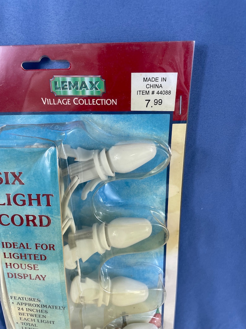 Lemax Village Collection Six Light Cord for Christmas Lighted House 1994 44088 - Etsy