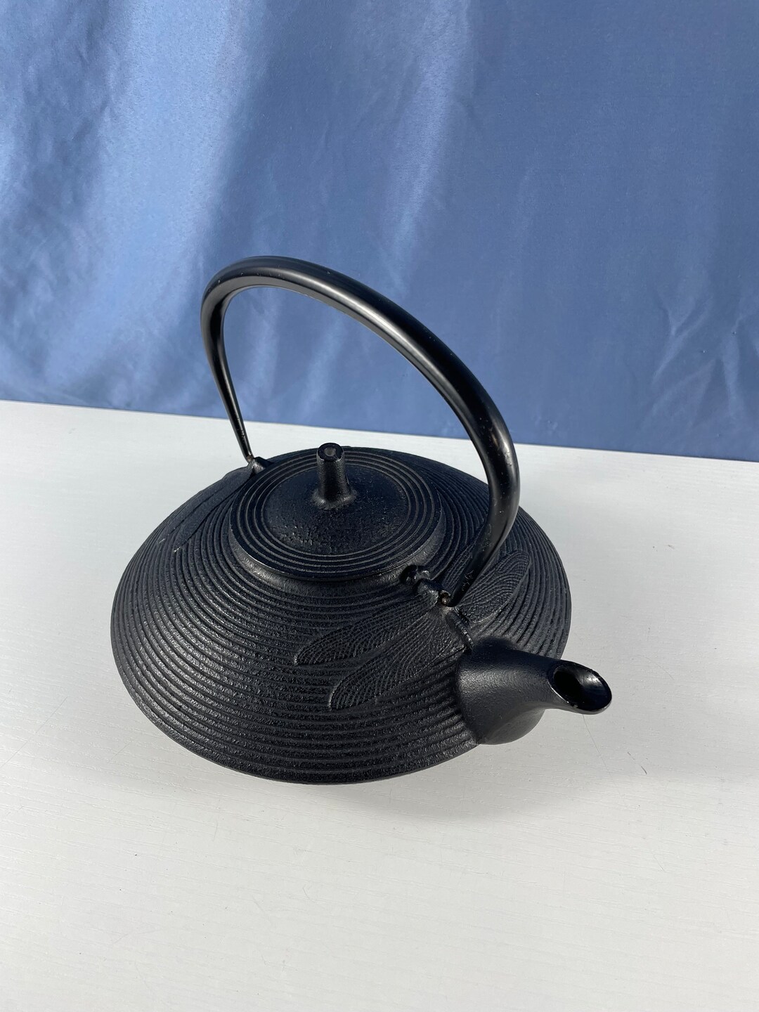 Vintage Cast Iron Tea Pot/diffuser With Lid. All Black Made in Japan - Etsy