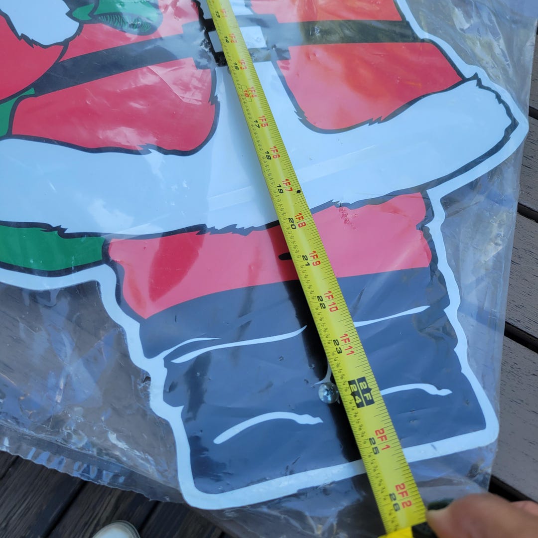 Vintage Santa Claus Yard Sign, Outdoor Christmas Decoration (26 Inch ...