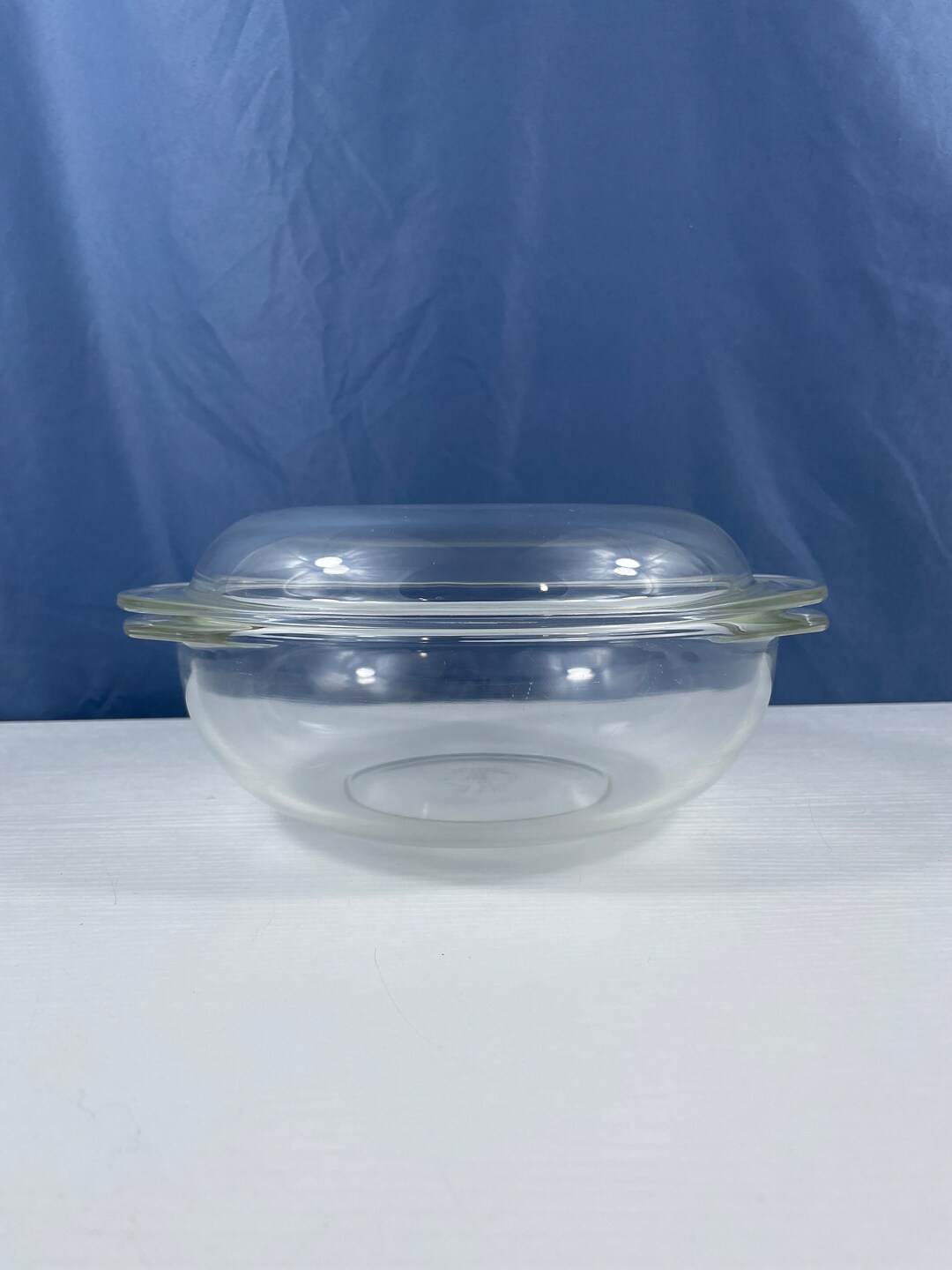 Pyrex Clear Glass Casserole With Dome Lid 024 (2 Quarts) Vintage - Etsy