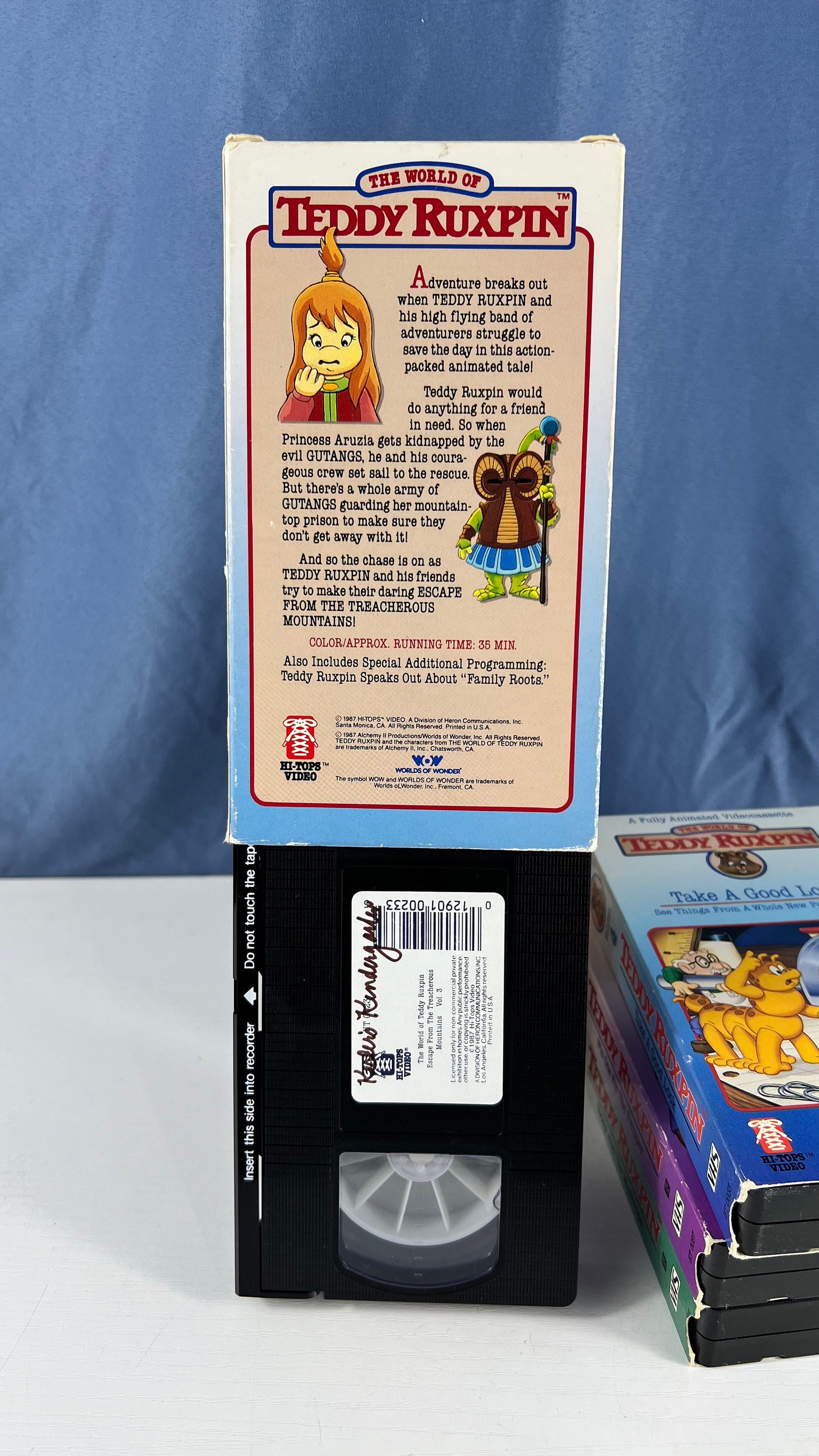 Vintage Teddy Ruxpin Rare VHS Video Tapes Set Retro - Etsy