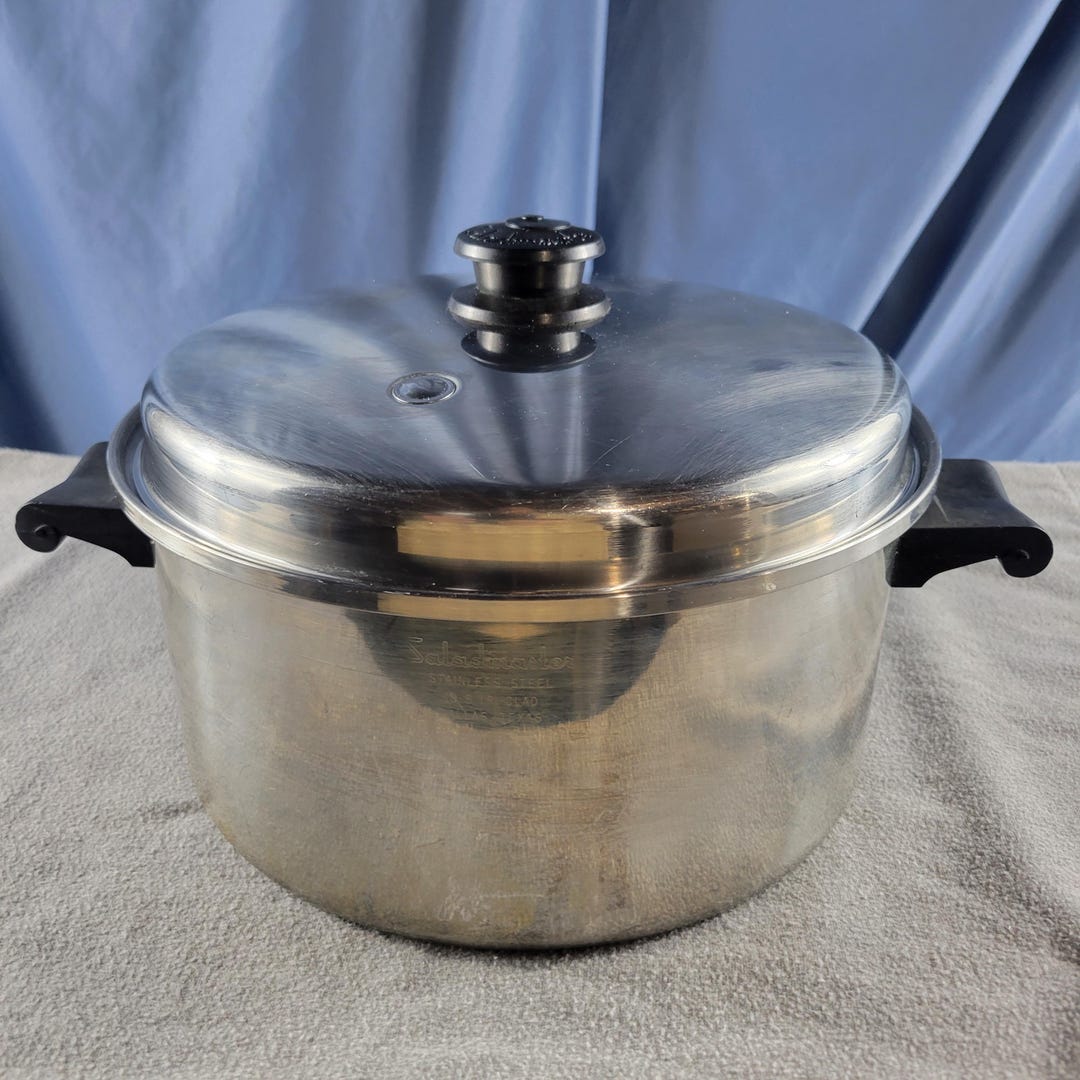 Saladmaster 18-8 Tri-clad Stainless Steel 6 Qt 10.5 Diameter Pot - Etsy