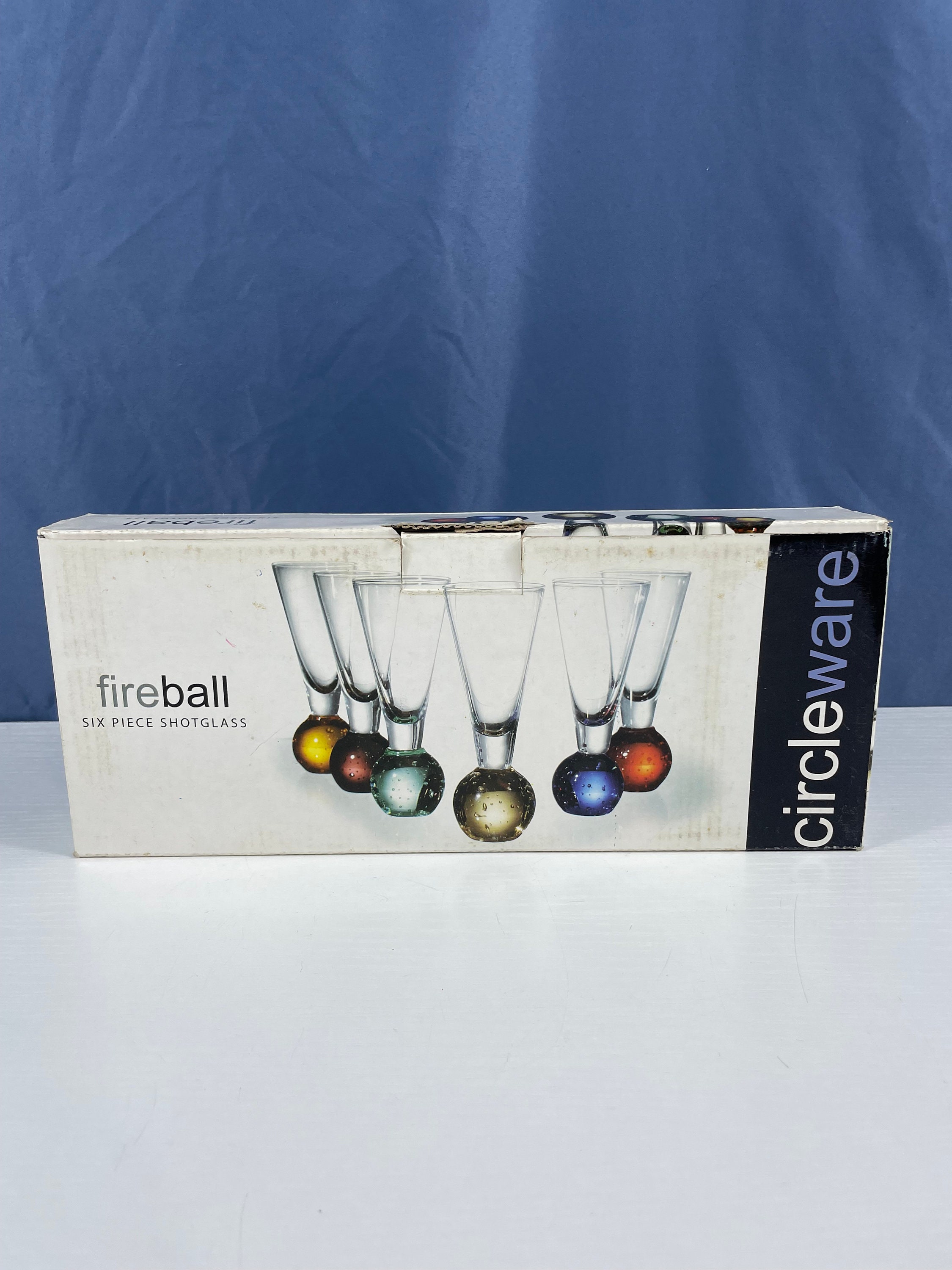 CIRCLEWARE Fireball Shot Glasses Set of 6 - Etsy
