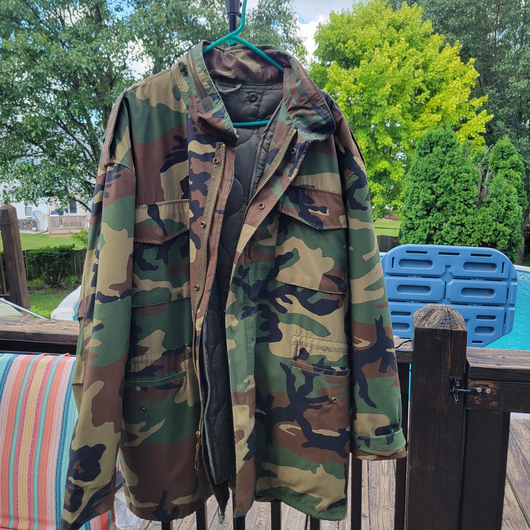 Rothco Ultra Force Field Coat Jacket US Army Woodland Camo Mens 4XL ...