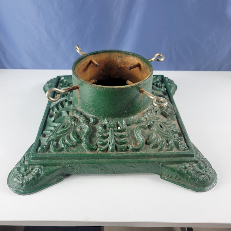 Vintage Cast Iron Christmas Tree Stand - Etsy