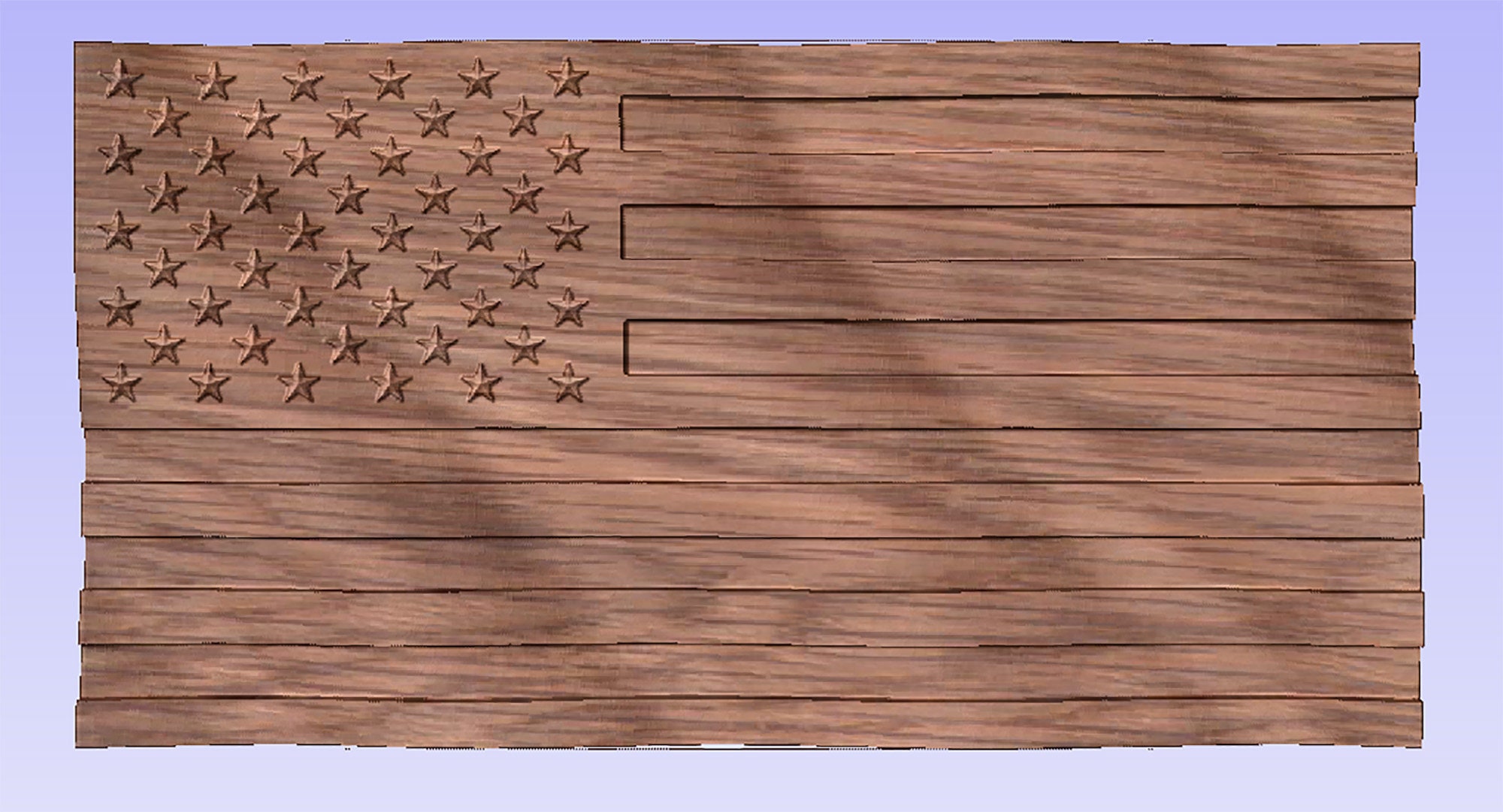 Wavy Flag STL Model - Etsy